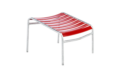 Säntis Stahl feuerverzinkt & PVC Latten Hocker